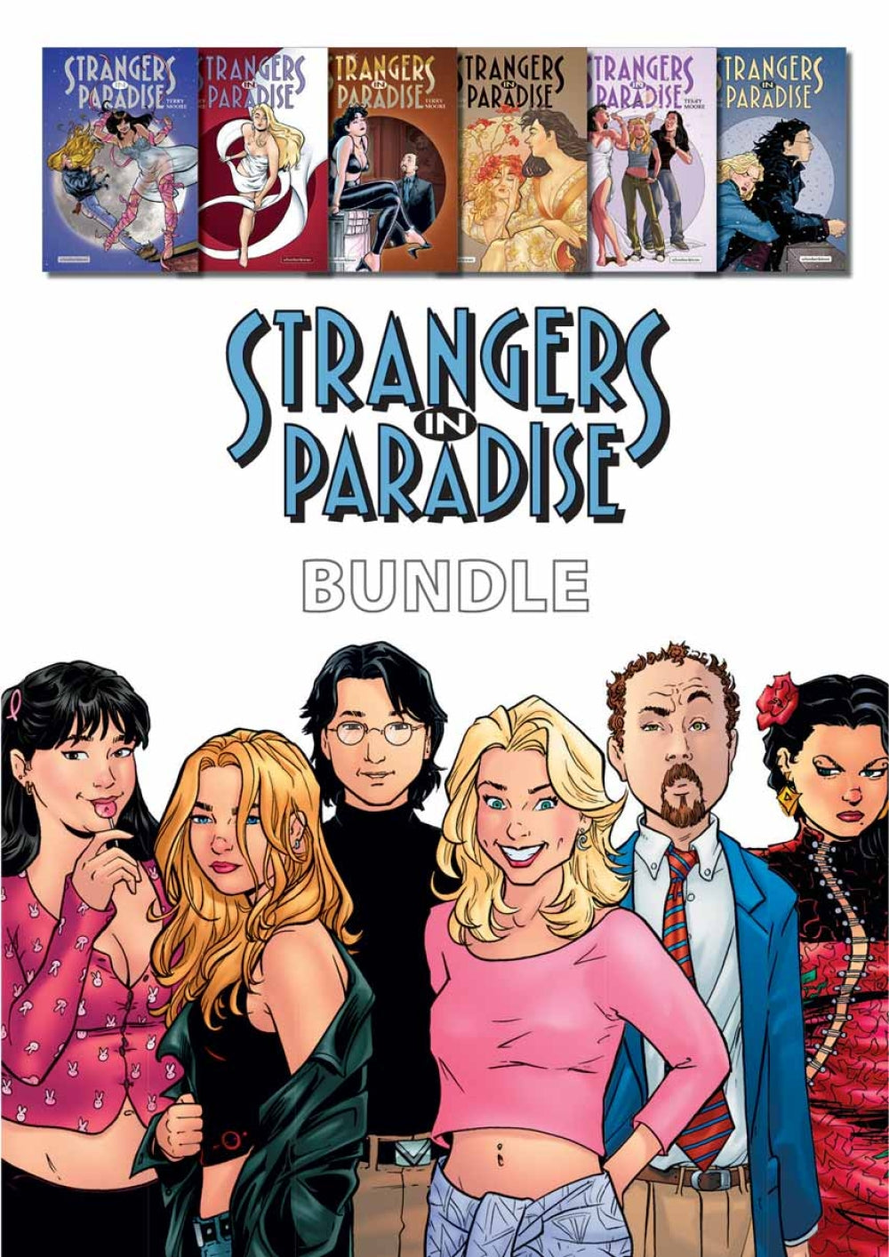 Strangers in Paradise Bundle Band 1–6 • Terry Moore • Komplette Serie ...
